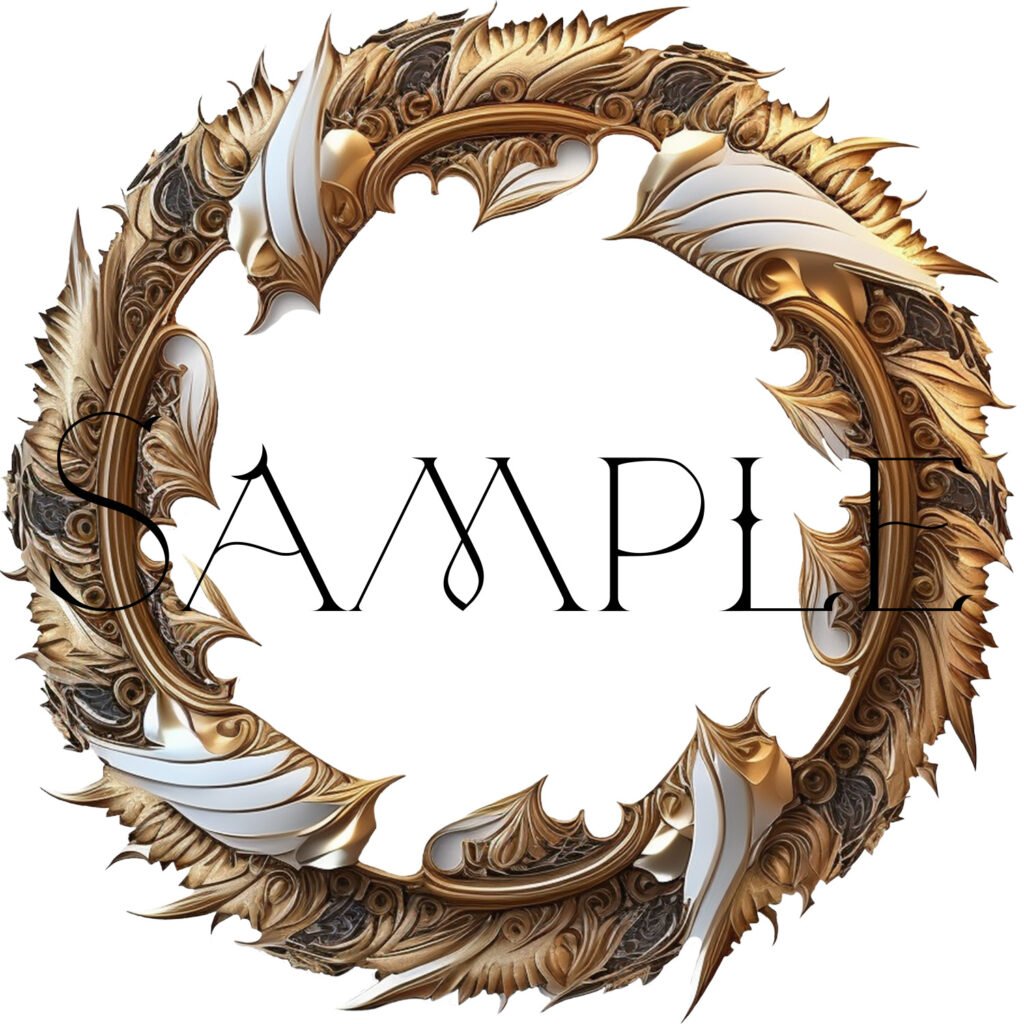 Elven Armor Token Frame for D&D and RPGs