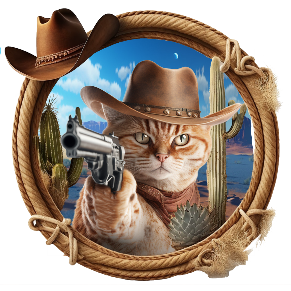Cowboy V2 Token Frame for D&D and RPGs Online